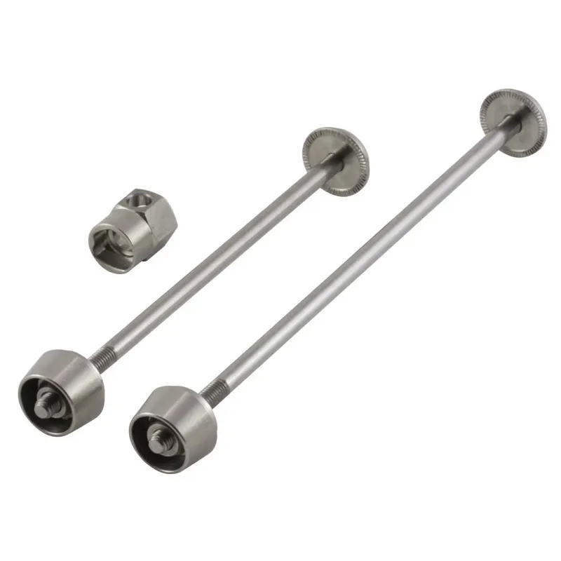 Rear wheel skewer store